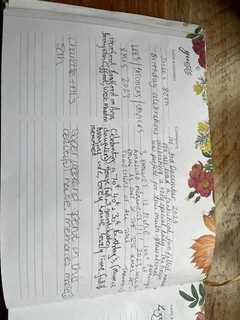 Higher Burrow Farm - Guest comments 2024